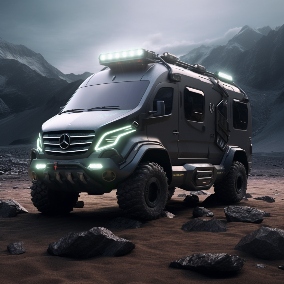 The Future Design of Mercedes Sprinter: An AI Perspective - Van2b