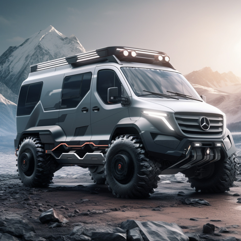 The Future Design of Mercedes Sprinter: An AI Perspective - Van2b