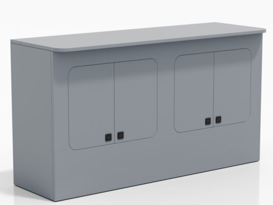 Mercedes Sprinter Van Wheel Well Cabinets - Van2b