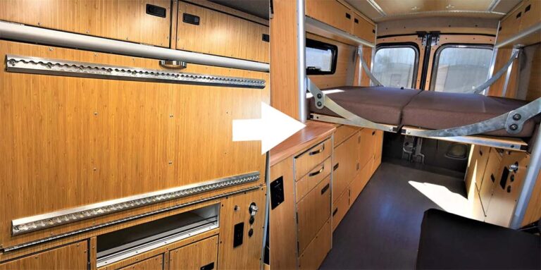 16 Van Folding Bed Q&A for Camper Van DIYers - Van2b