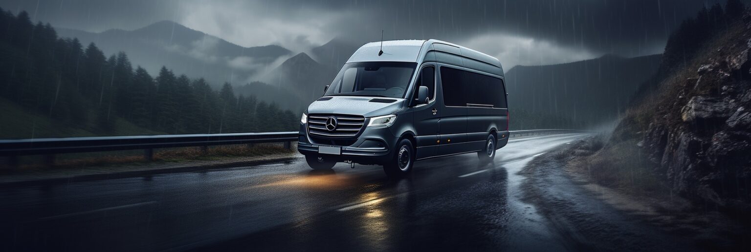 Ford Transit vs Mercedes Sprinter side-by-side comparison - Van2b